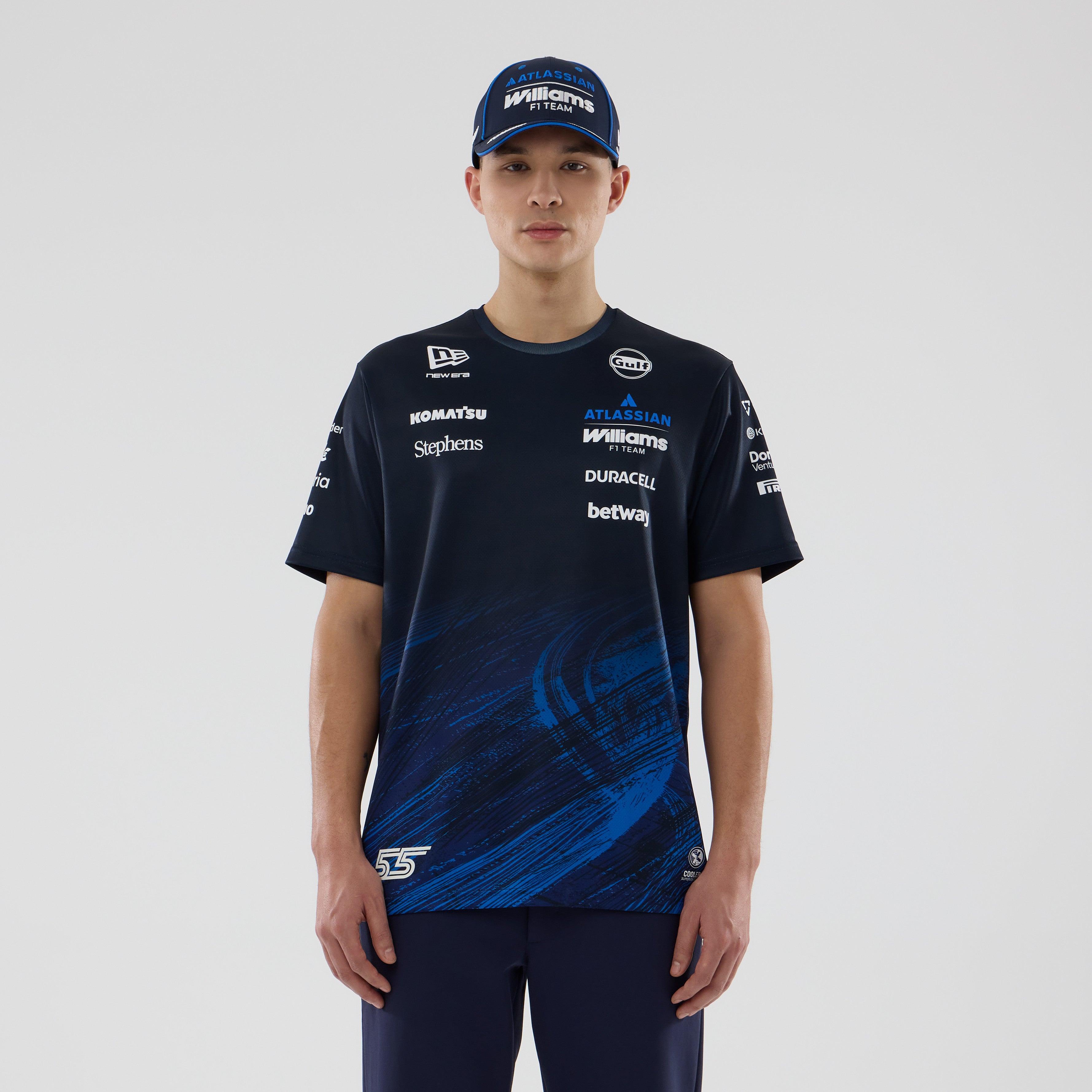 Williams F1 Team 2026 Tech Tee Carlos Sainz Mens - Night Shift Navy ...